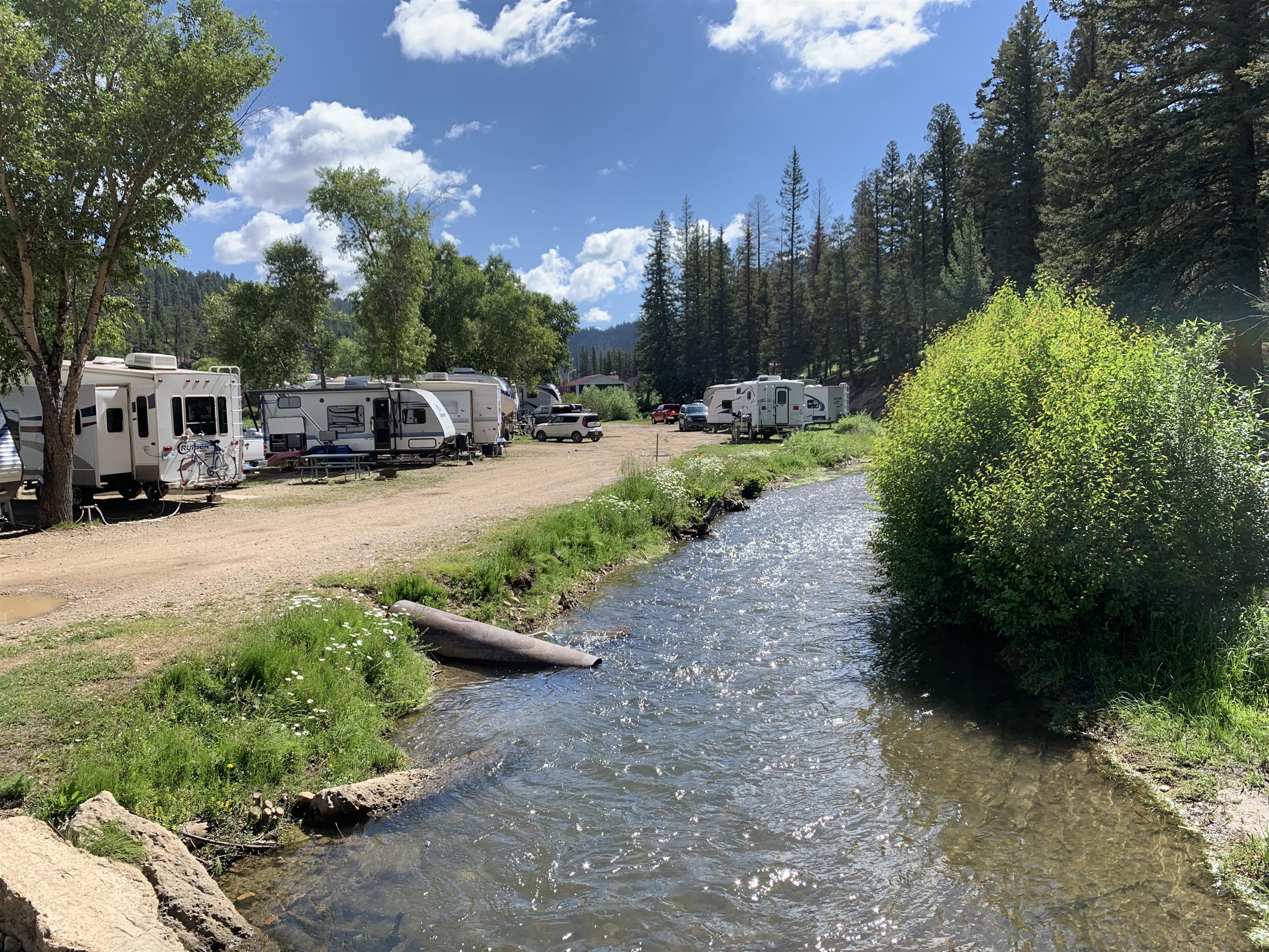 4K Red River in Red River, New Mexico - Sites