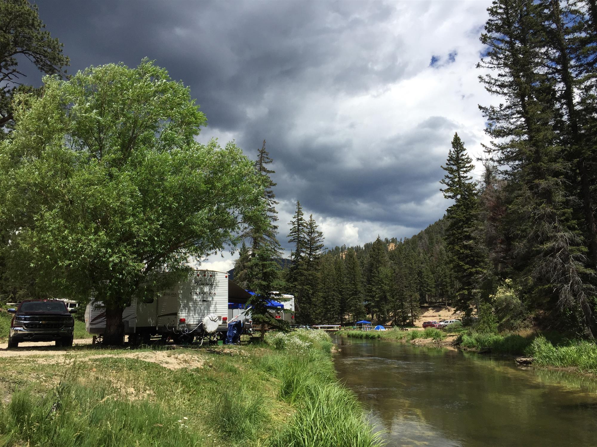 4K Red River in Red River, New Mexico - Sites